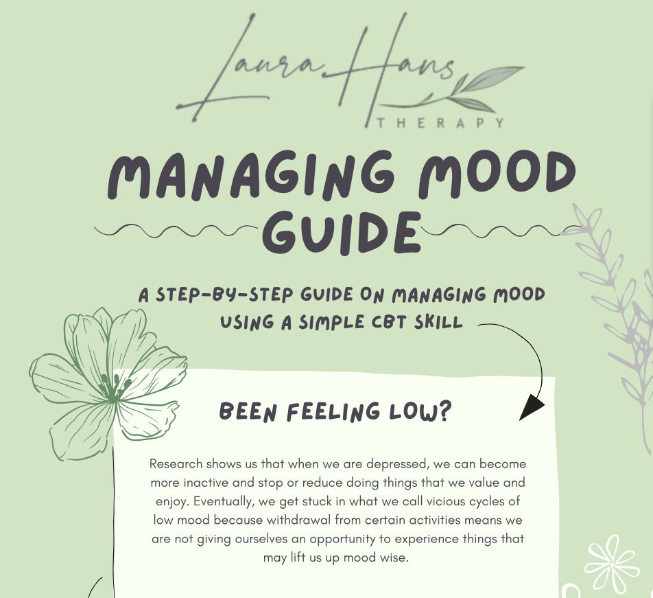 Managing Mood Free Guide | Laura Hans Therapy
